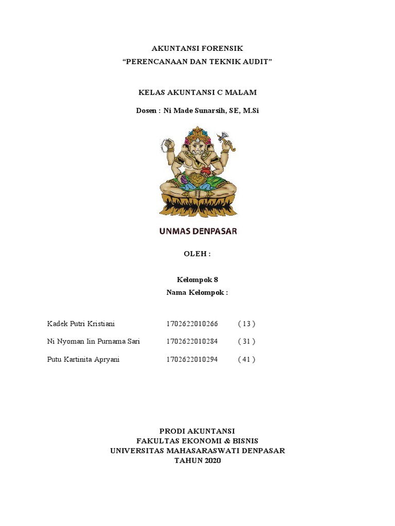 Teknik Audit Investigatif dalam Akuntansi | PDF