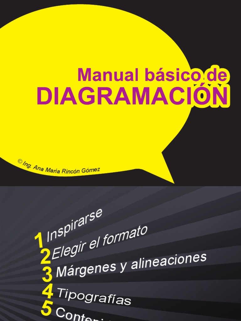 Manual Basico de Diagramacion | PDF | Tipografía | Imagen