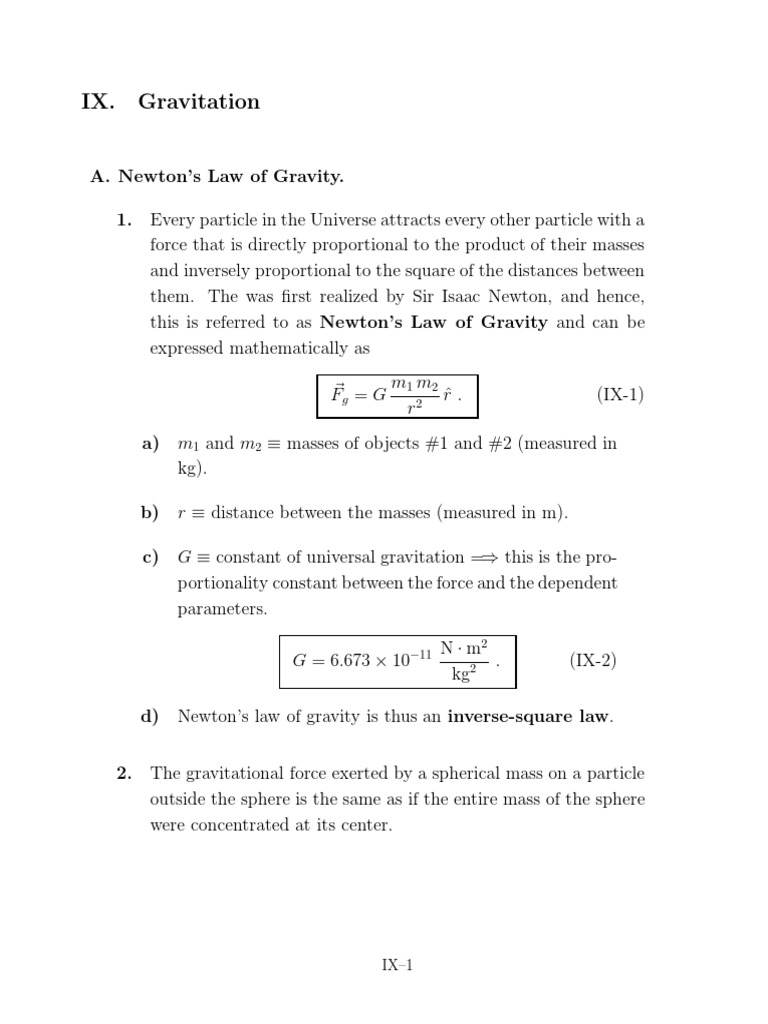 Topic8 Gravitation | PDF | Orbit | Apsis