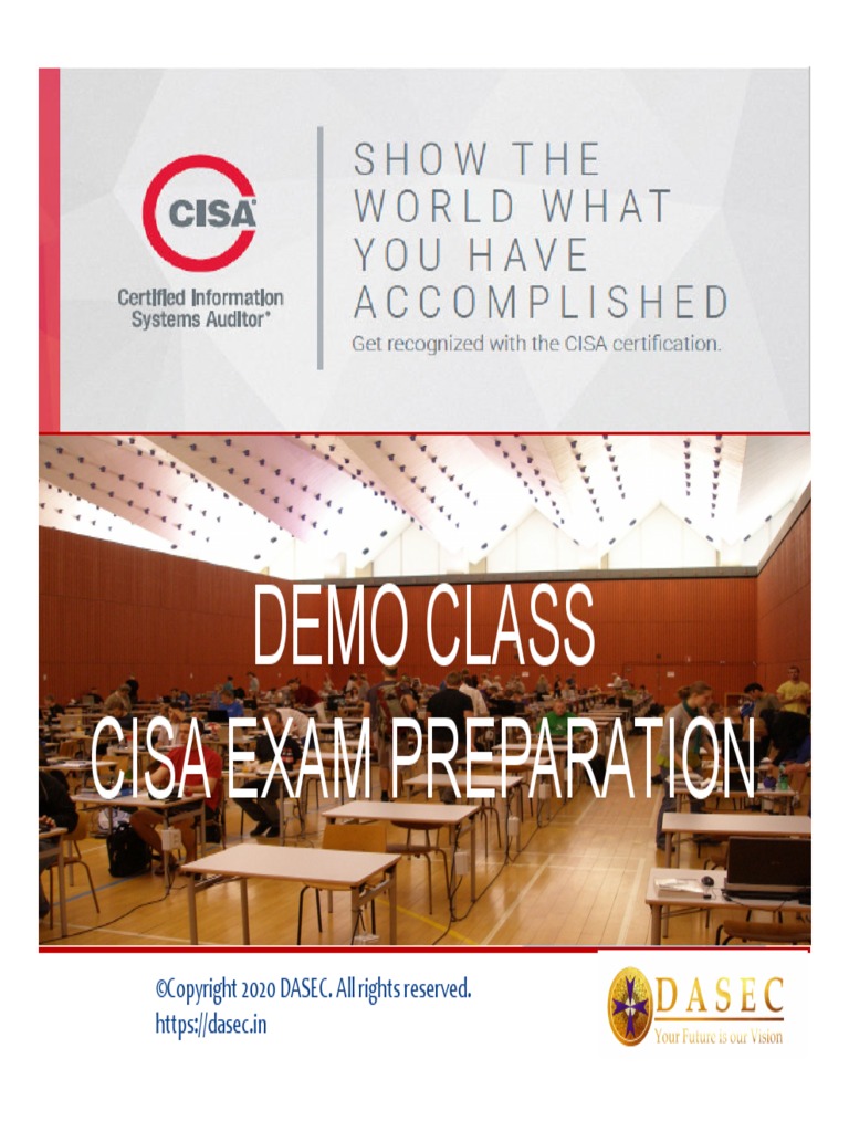 CISA Demo Class | PDF | Certification | Audit