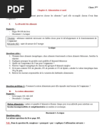 Classification des 7 groupes alimentaires | PDF