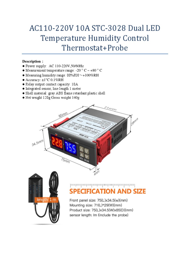 stc-3028 Manual PDF | PDF