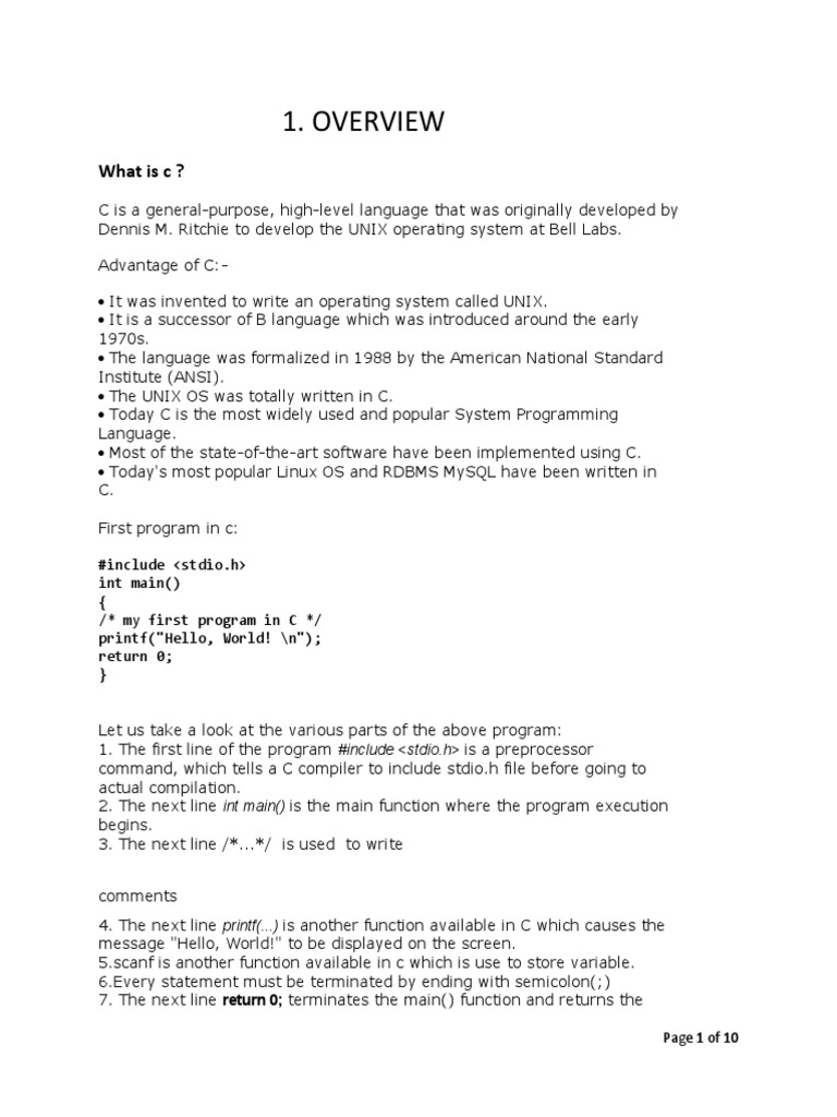 3.programstructure: 1. Overview | Download Free PDF | Software | Computer Engineering