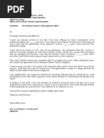 Letter For T3 Application | PDF