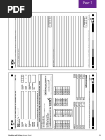 PET Answer Sheet | PDF