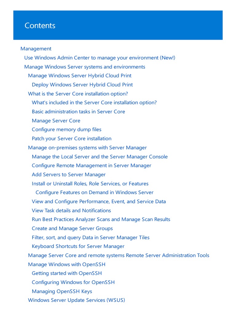 Windows Admin Center Overview PDF | PDF | Active Directory | Microsoft ...