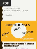 Zero and First Conditional Exercises | PDF