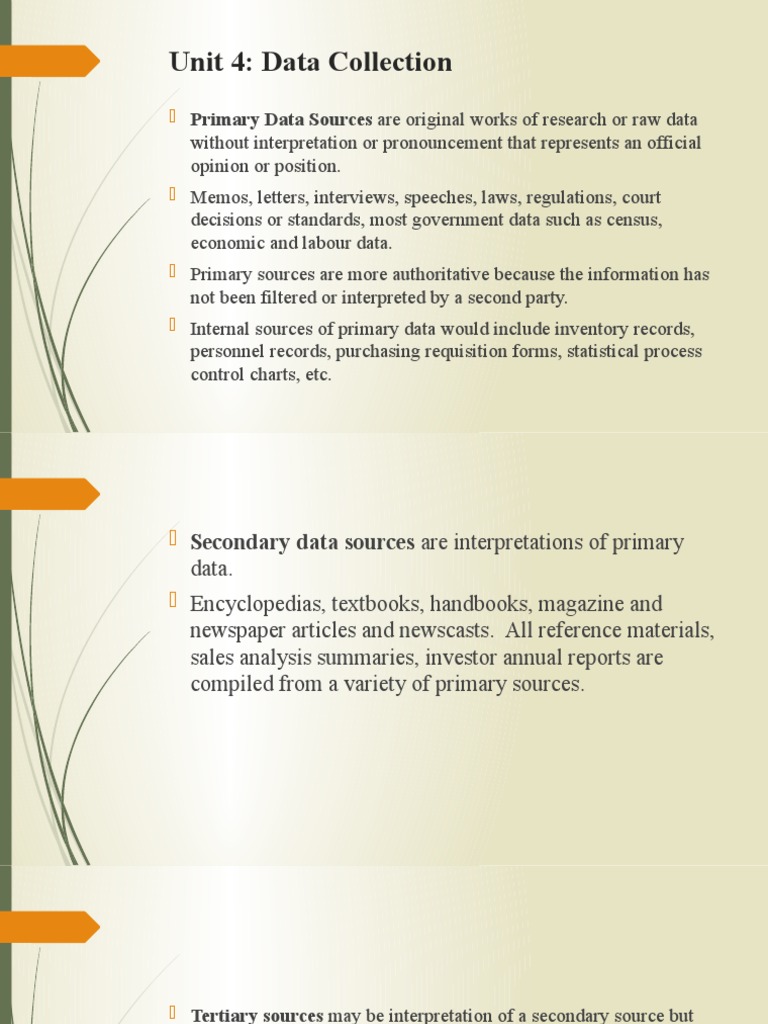 Chap 4 Data Collection and Measurement | PDF | Survey Methodology ...