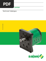 Salami 2PE Gear Pump Technical Catalogue | PDF | Pump | Gear