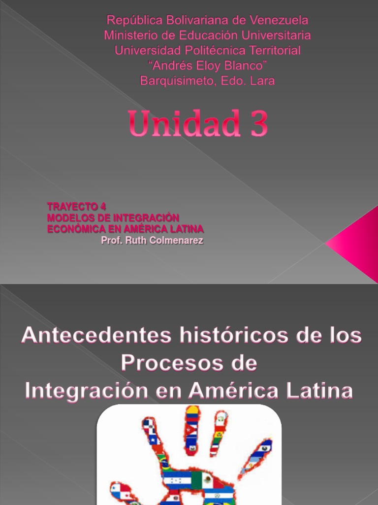 Unidad 3 Modelos de Integracion | PDF | Relaciones internacionales ...