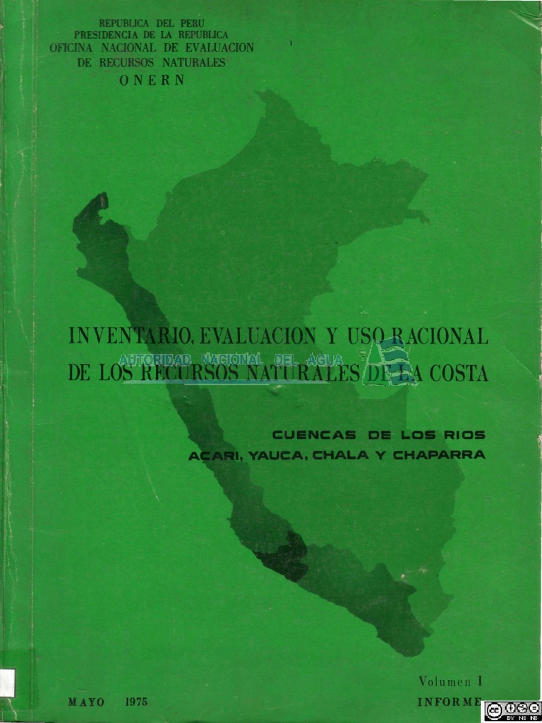 Cuenca Acarí, Yauca, Chala y Cháparra PDF | PDF | Riego | Gestión de recursos humanos