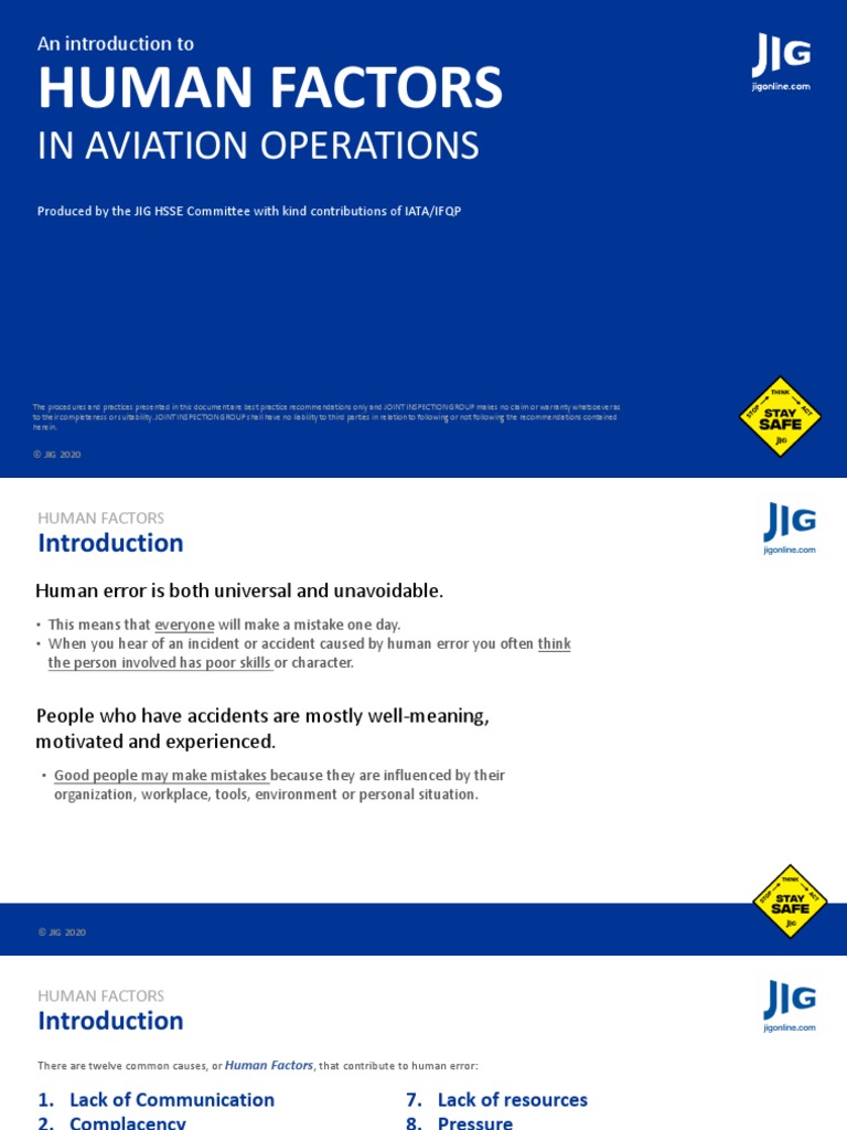 Human Factors: in Aviation Operations | PDF | Circadian Rhythm | Stress ...