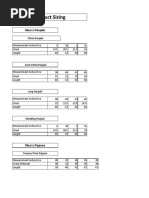 Size Chart Uniqlo | PDF