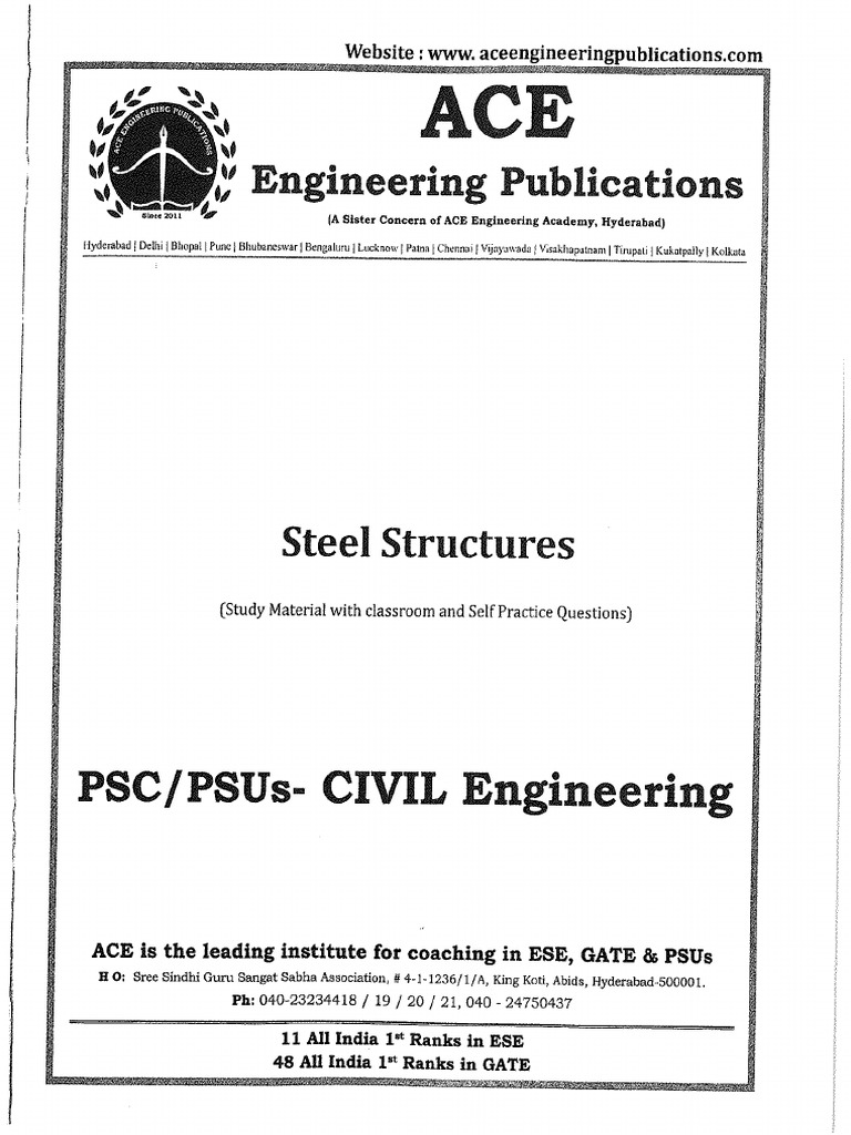 Steel Structure Book | PDF