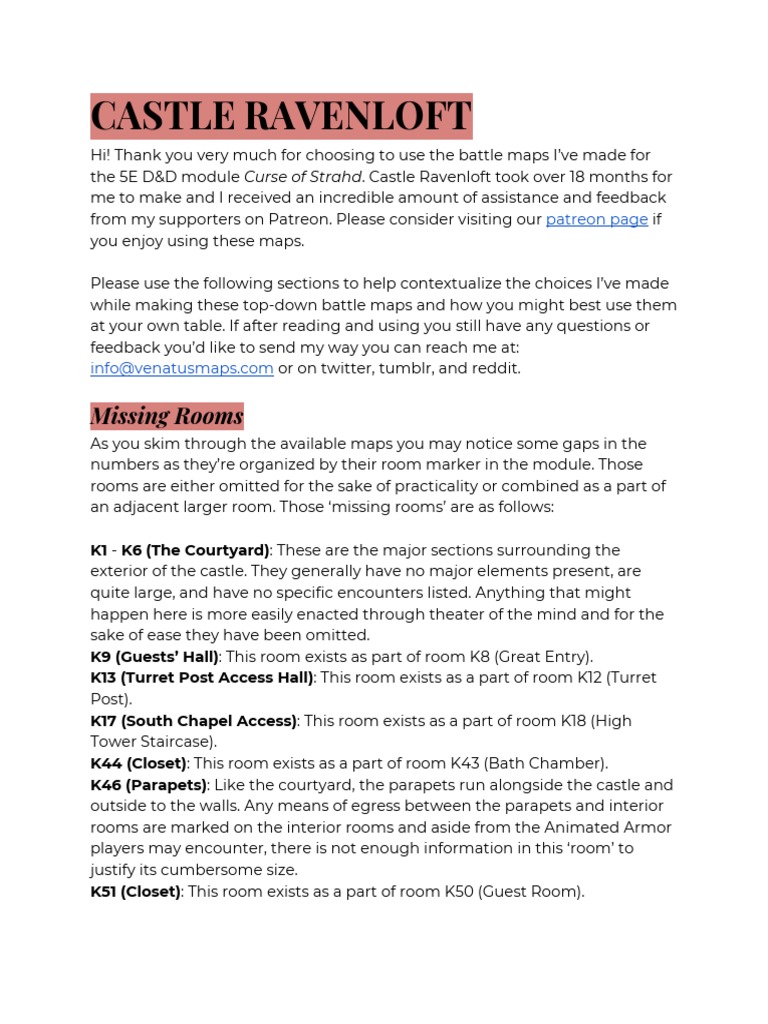 1287017-Ravenloft Guide (READ ME) PDF | PDF | Computer File | Stairs