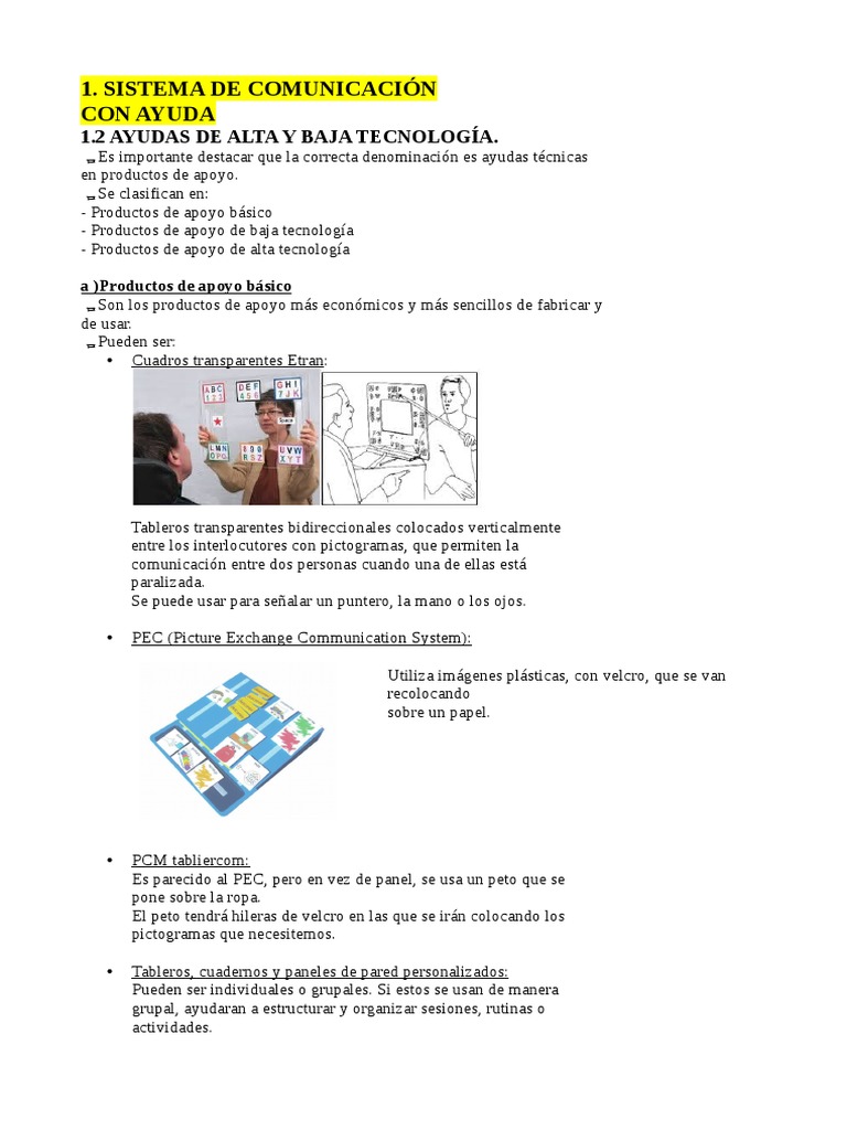 2 Saac Tema 4 - Sistema de Comunicación Con Ayuda | PDF