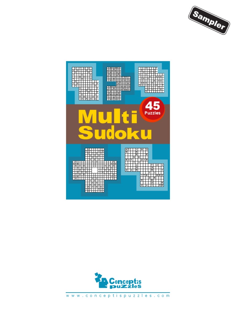 Multi Sudoku Sampler | PDF | Logic Puzzles | Np Complete Problems