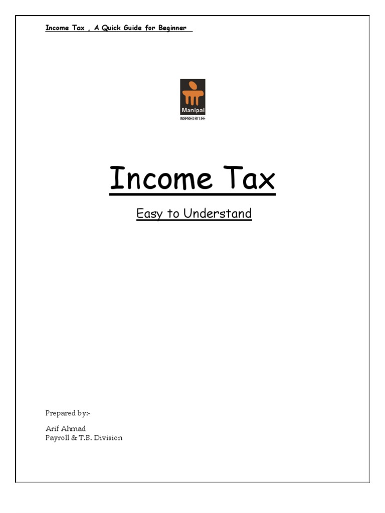 Beginner's Guide to Income Tax Basics | PDF | Law