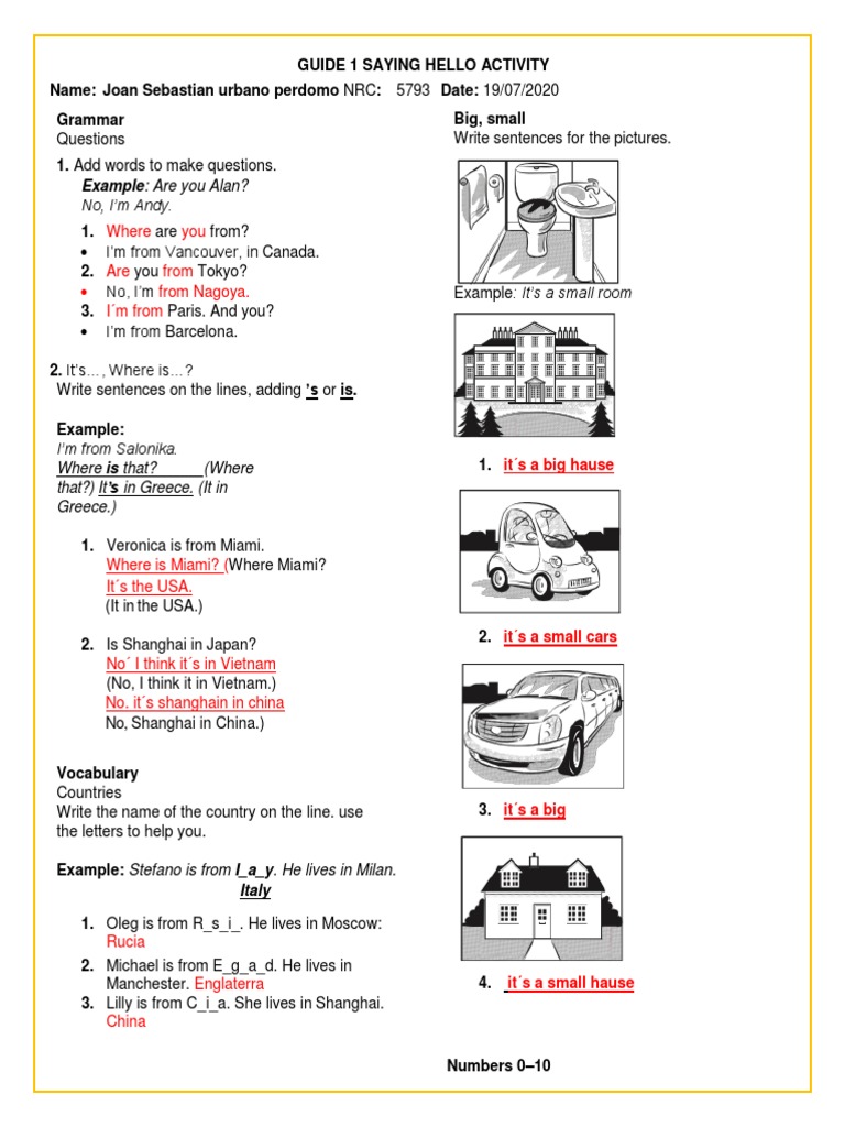 Beginner's Guide to Greetings and Questions | PDF