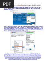 Authentication of The Birth Certificate Steps | PDF | Birth Certificate