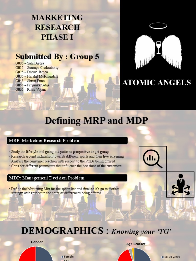 Market Research Plan Sports Bar | PDF | Bar | Pricing