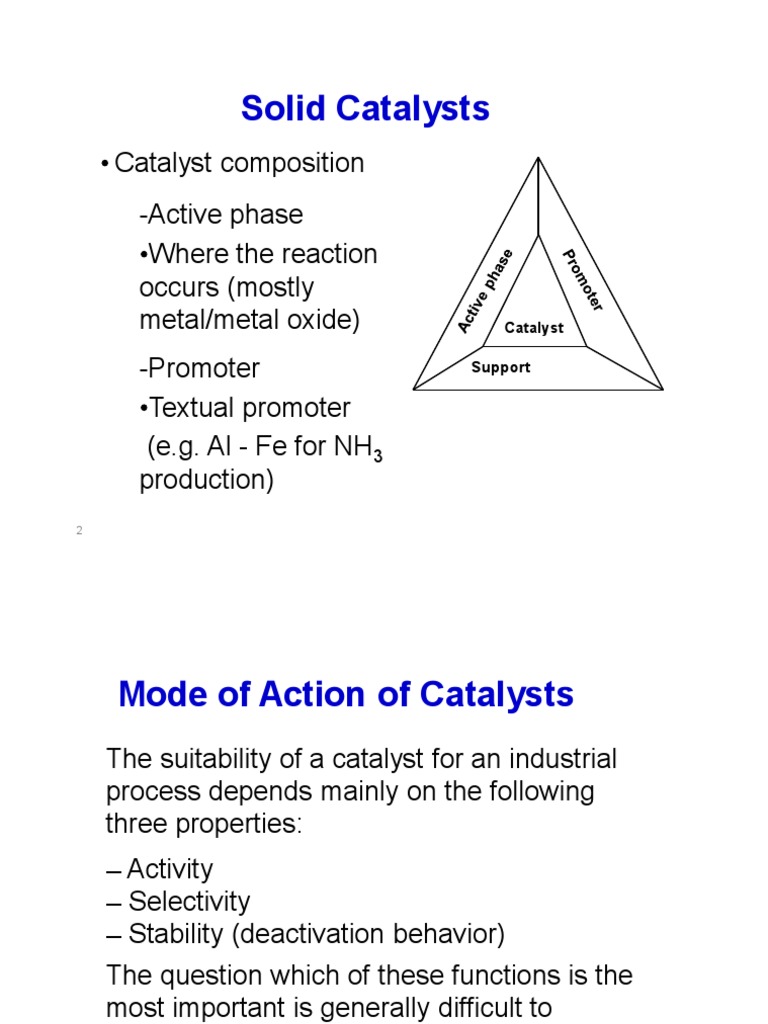 Heterogenous Catalyst Reaction | PDF | Heterogeneous Catalysis | Catalysis
