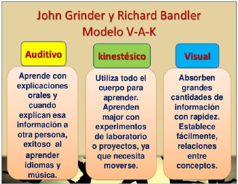 Modelo de La Programación Neurolingüística de Bandler y GrinderOrganizador | PDF