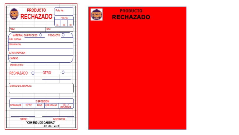 Tarjeta de Rechazo | PDF