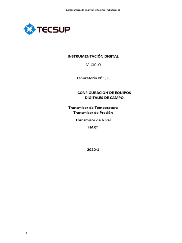 Configuración de Transmisores HART | PDF | Transmisor | Laboratorios