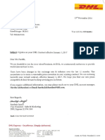 DHL Express Letter of Acceptance Form | PDF