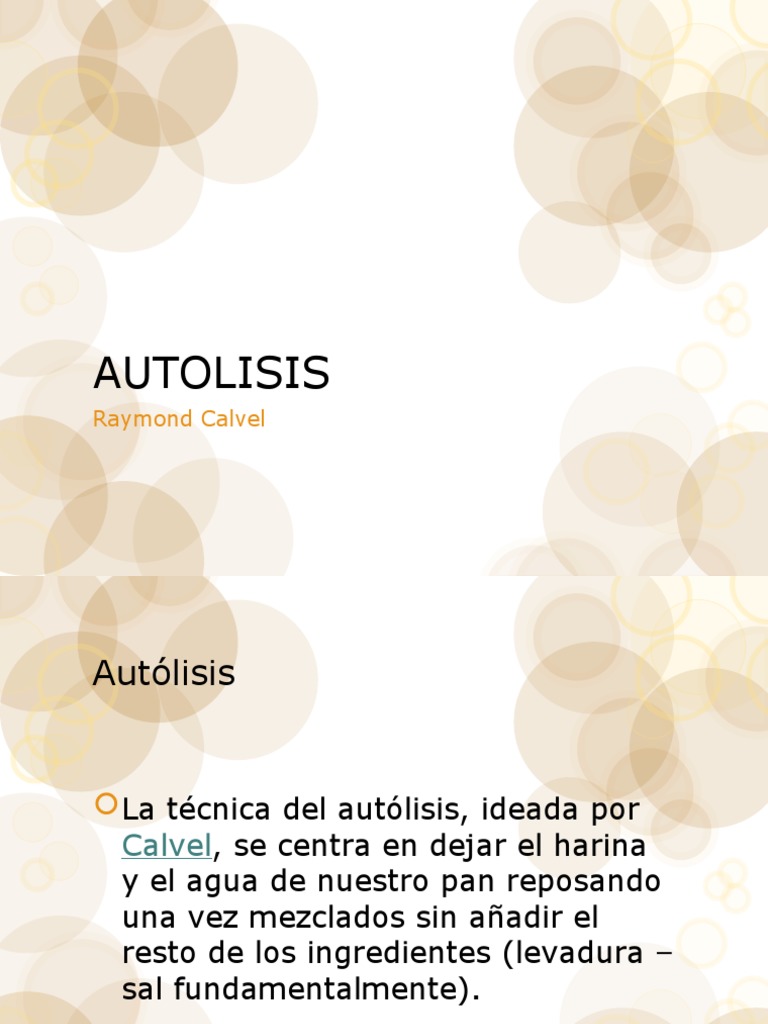AUTOLISIS | PDF