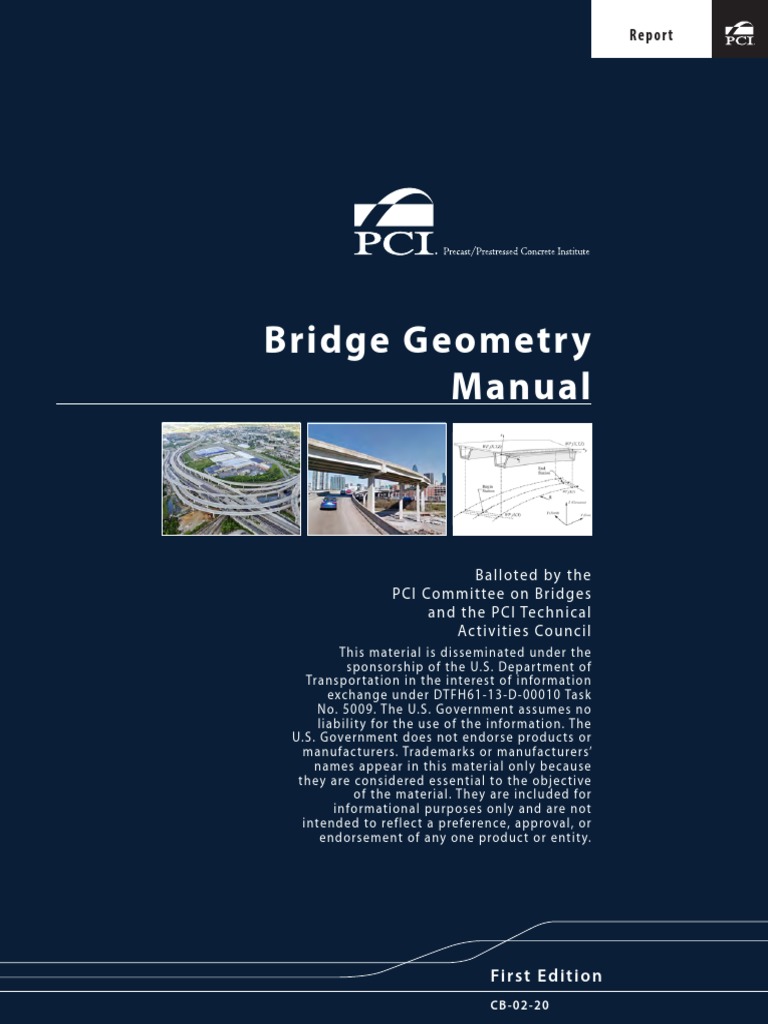 Bridge Geometry Manual PCI CB-02-20 | PDF | Tangent | Geometry