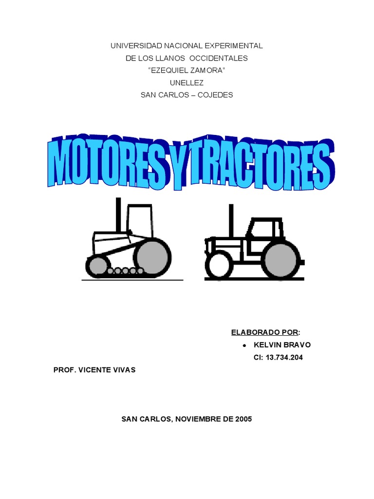 MOTORES | PDF | Tractor | Eje