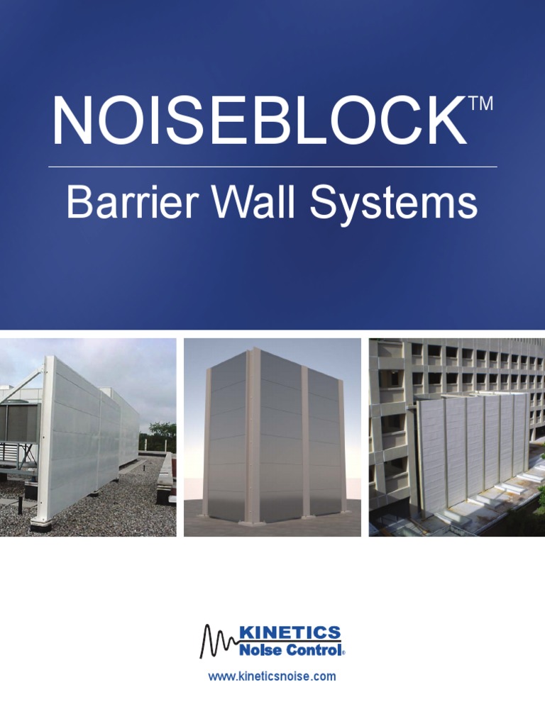 Noiseblock: Barrier Wall Systems | PDF | Building Engineering ...