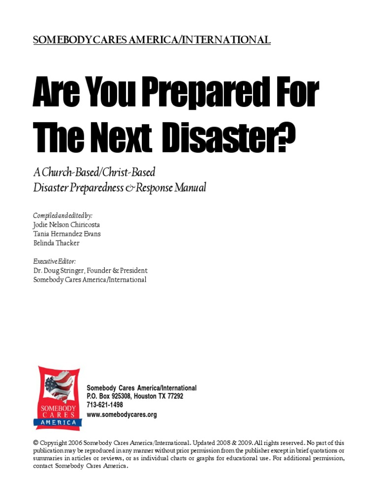 Disaster Preparedness and Response Manual PDF | PDF | Hurricane Katrina ...