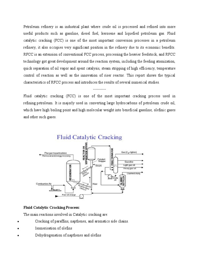 RFCC Process Characteristics and Numerical Studies | PDF | Cracking ...