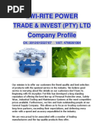 Electrical Company Profile | PDF | Electrician | Electric Power ...