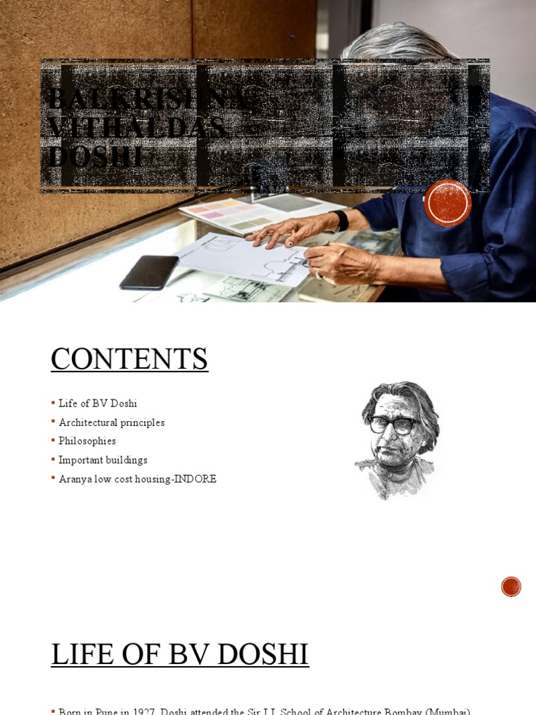 B. V. Doshi | PDF