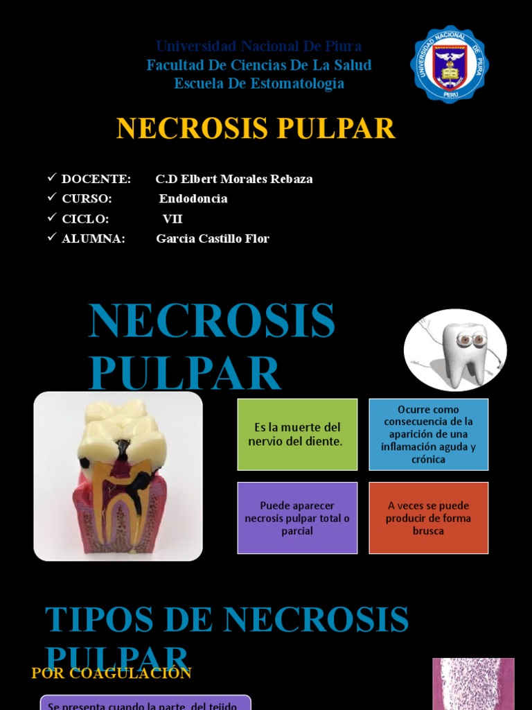 Necrosis Pulpar | PDF | Odontología | Rtt