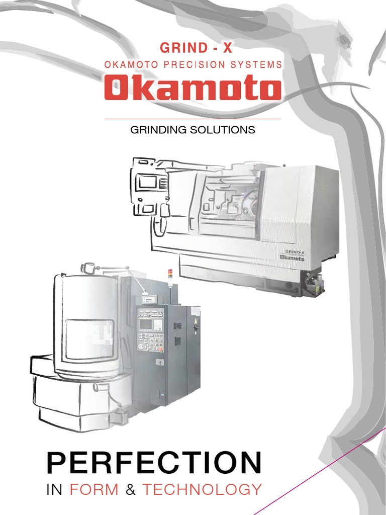 Okamoto Grinding Machines Overview | PDF | Grinding (Abrasive Cutting ...