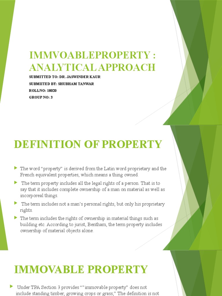 Property Law | PDF | Law