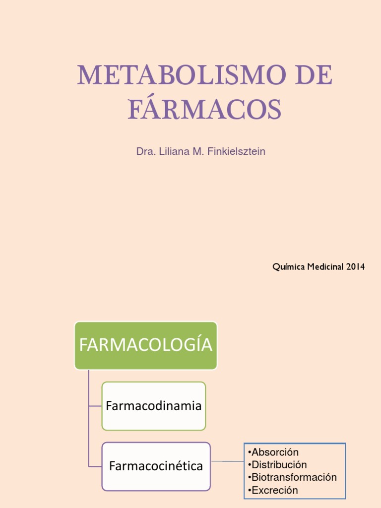 T6 y 7-METABOLISMO - DE - FÁRMACOS - 2014 | PDF | Citocromo P450 | Bioquímica