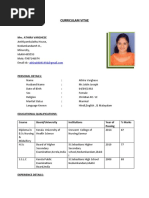 Jeena Jayan - CV Orig-2 | PDF | Percutaneous Coronary Intervention | Heart