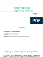 Theories of Human Resource Management | PDF | Human Resource Management | Motivational