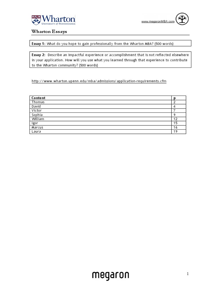 Heroes Wharton-Essays | PDF | Motivation | Motivational