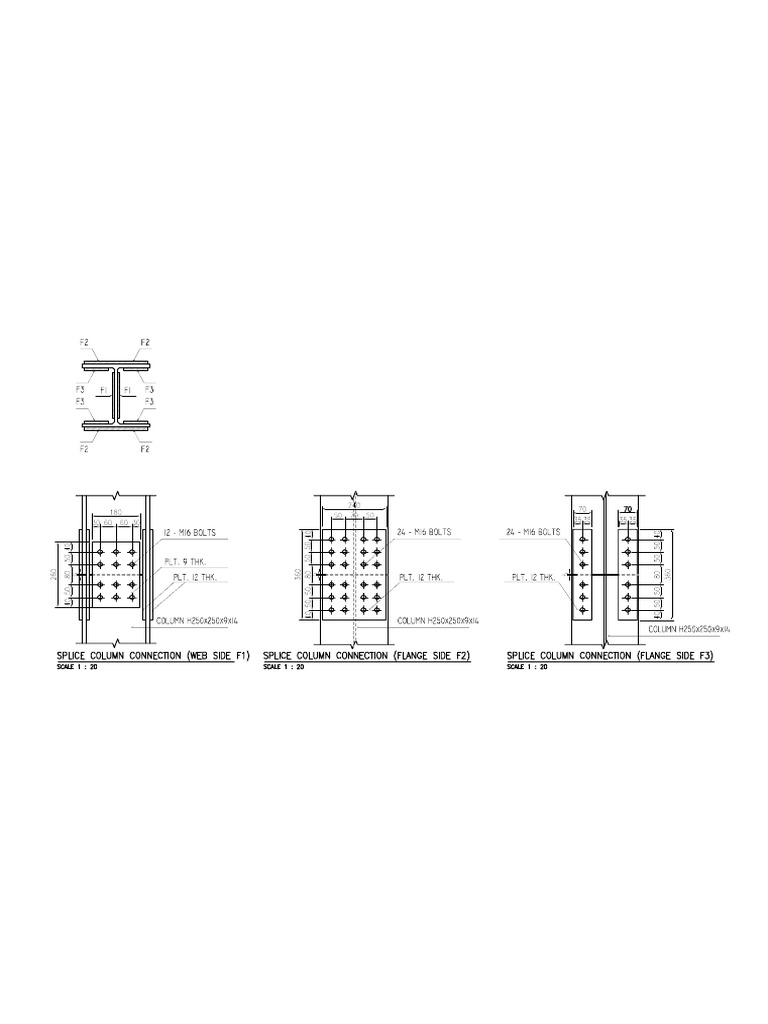 Splice Connection Model PDF | PDF