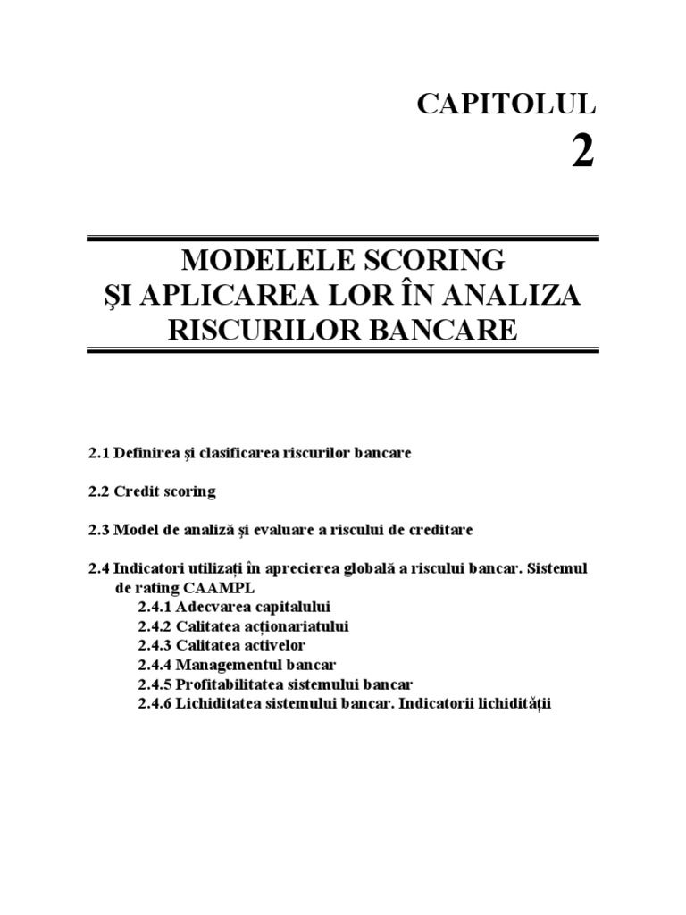Scoring Modele | PDF