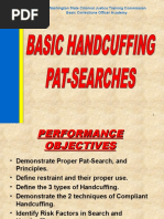 Arrest and Handcuffing Techniques Guide | PDF | Handcuffs | Arrest