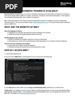 Bloomberg Market Concepts | PDF