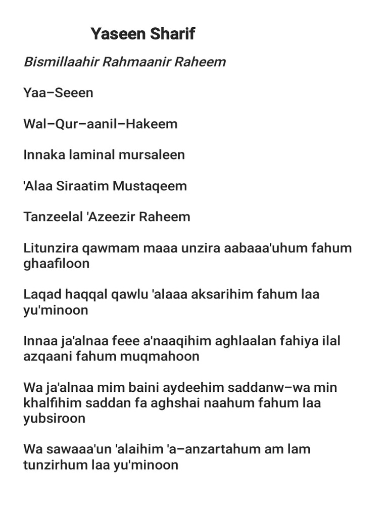 Yaseen Sharif | PDF